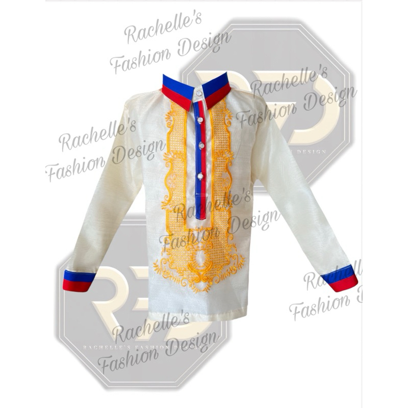 United Nation/kids barong/Philippine flag inspired | Shopee Philippines