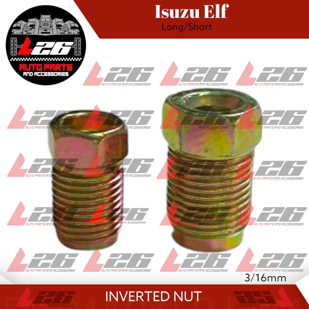 3/16mm UNIVERSAL INVERTED NUT FOR Isuzu Elf Short Long | Shopee Philippines