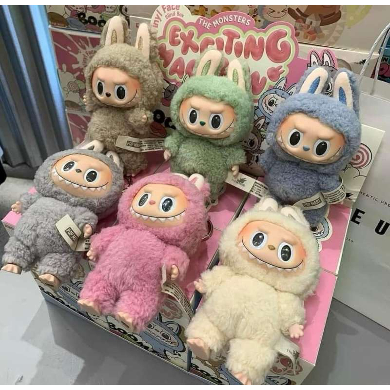 LABUBU Heart-beating Macaron OEM Factory Vinyl Face Series Blind Box ...