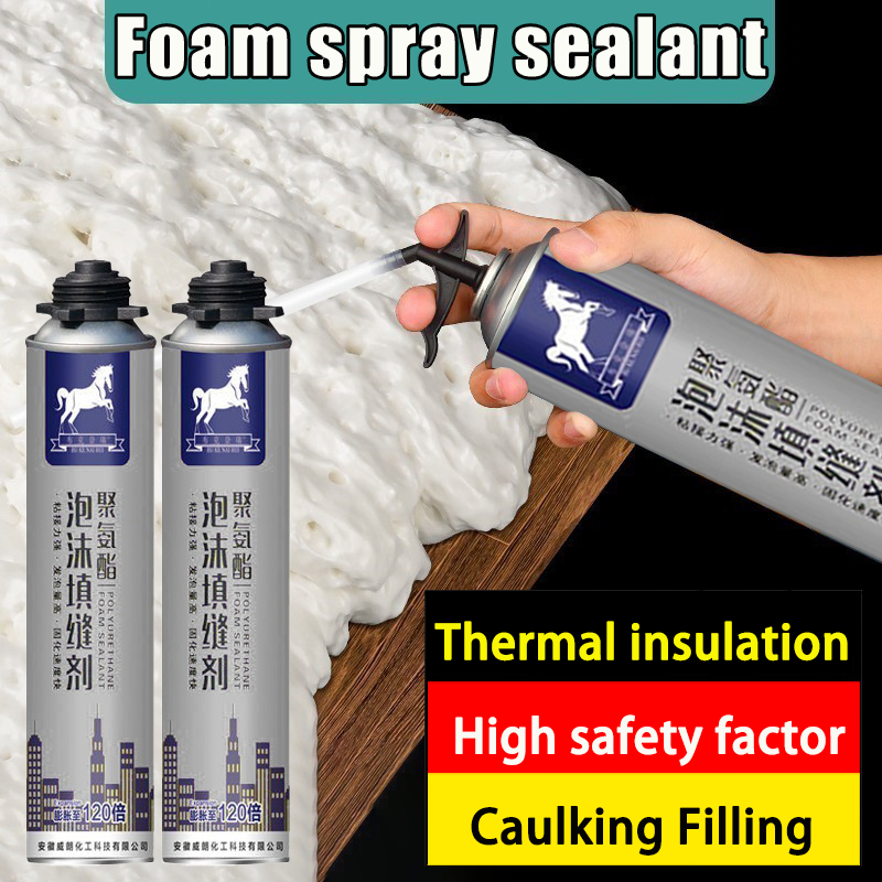 Foam spray sealant 900g polyurethane expansion foam sprayer 120 times high foam sealant | Shopee ...