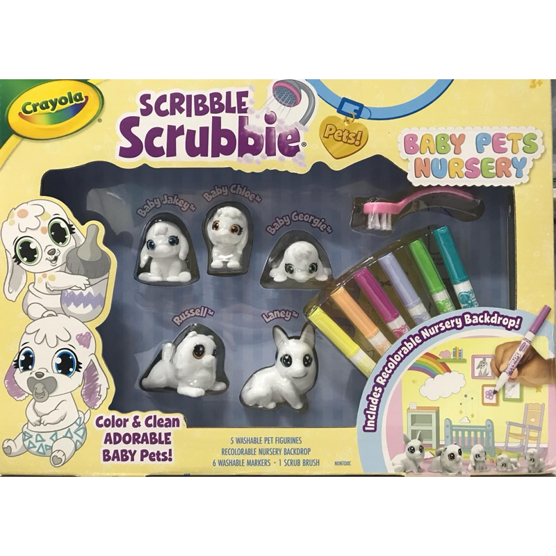 Crayola Scribble Scrubbie Baby Pets Nursery | Shopee Philippines