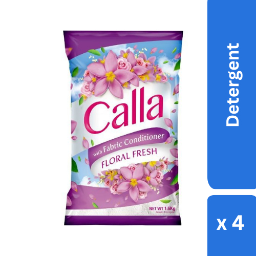 Calla Powder Floral Fresh 1.6kg, Bundle of 4 | Shopee Philippines