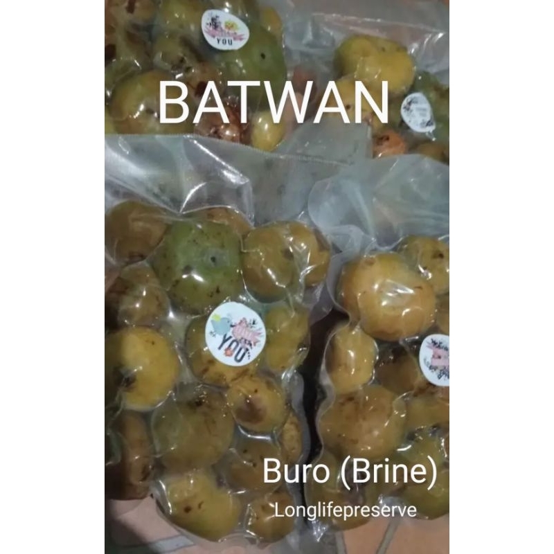 Batwan Buro (Brine) Pickled Preserve in Salt | Shopee Philippines