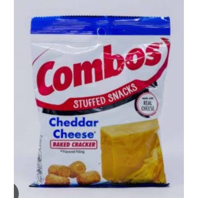 Combos Cheddar Cheese Baked Crackers 178,6g | Shopee Philippines
