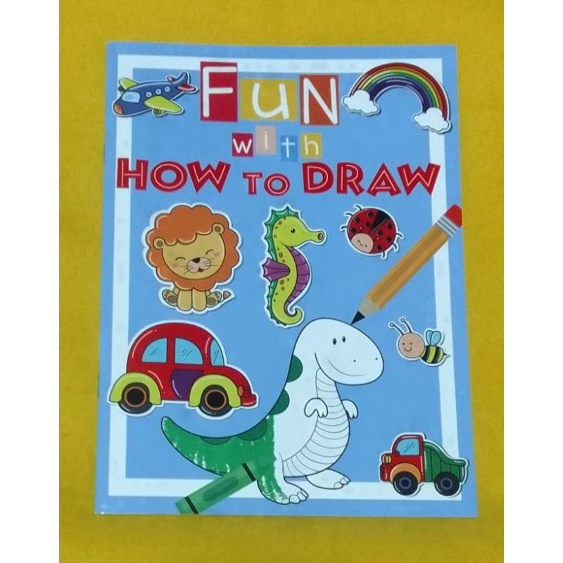 ACTIVITY BOOK for kids - Fun with HOW TO DRAW | Shopee Philippines
