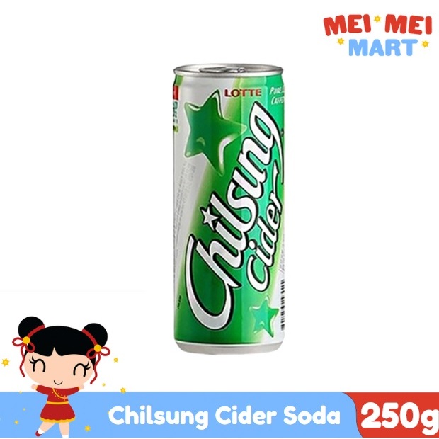 Chilsung Cider Soda Drinks 250mL | Shopee Philippines