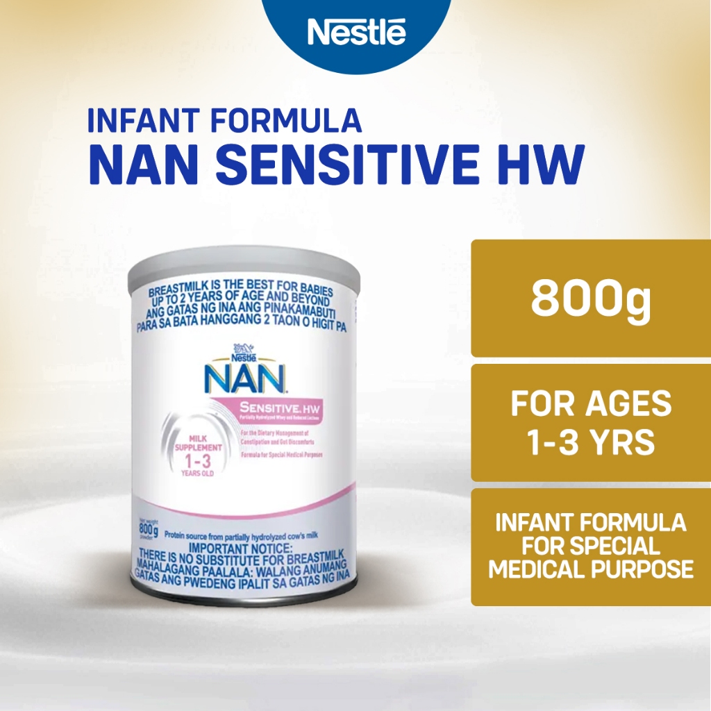 NAN Sensitive HW Growing-up Milk Supplement for 1-3 years old 800g ...
