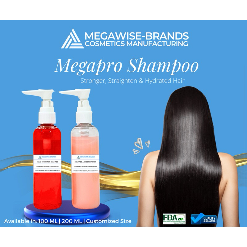 Shampoo and Conditioner Megawise Formulations 100ml and 200ml (Shampoo ...