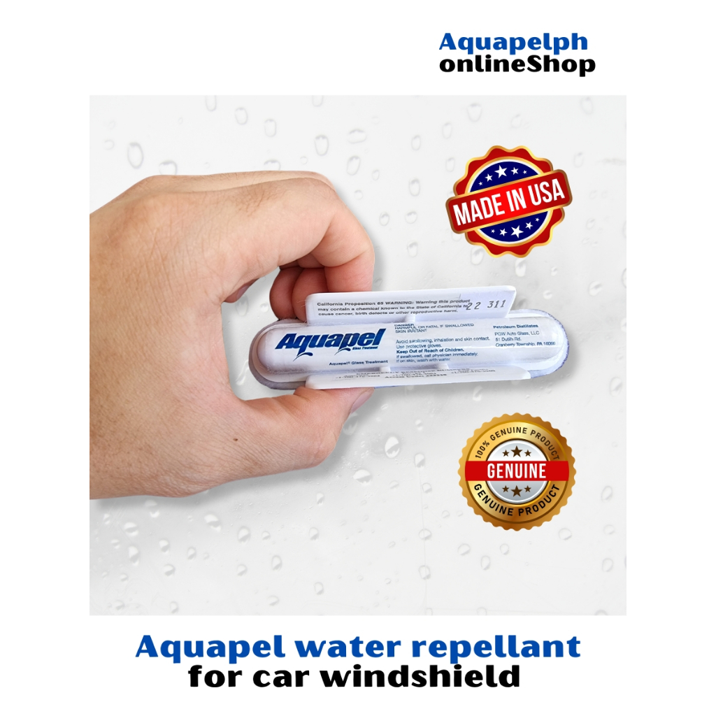 Aquapel Glass Treatment Applicator (1 PC) for car windshield can last ...