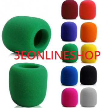 THICK MICROPHONE FOAM BIG ASSORTED COLOR FOR WIRELESS AND HANDHIELD ...