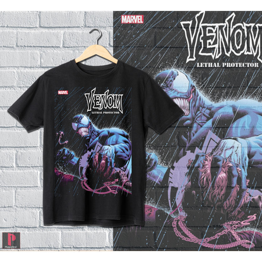 Venom Comics Cover Shirt | Asian Size | Xmen Marvel | Shopee Philippines