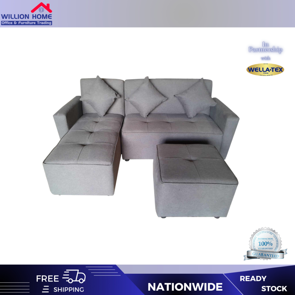 WILLION HOME AND OFFICE FURNITURE TRADING - BEAUTEE L-TYPE SOFA (HIGH ...