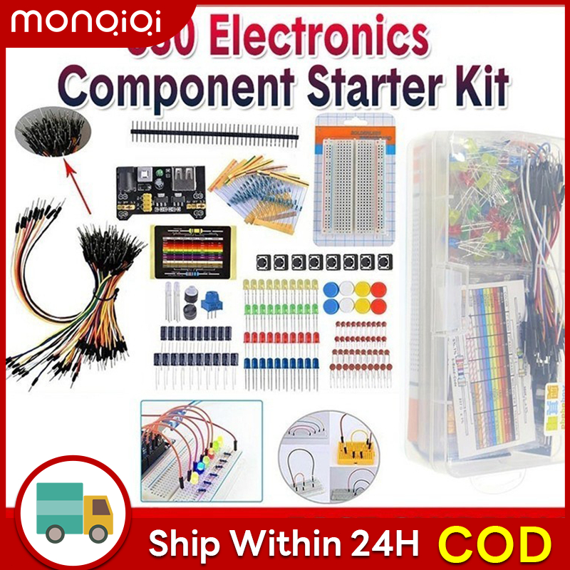 830 Breadboard Set Tie-points Breadboard Set Electronic Component Basic ...
