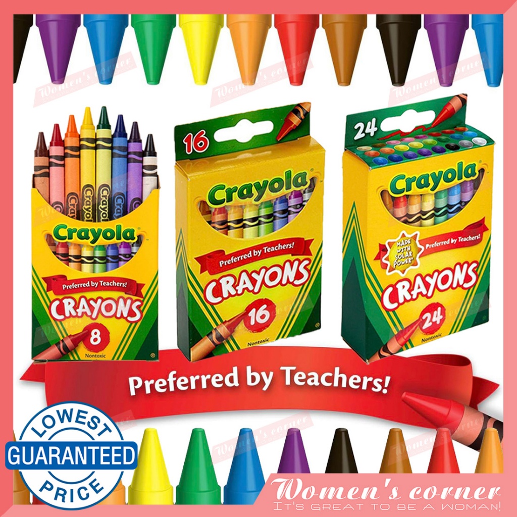 Crayons( Set of 8 16 24Colors) Pastels Crayon Primary School Student ...