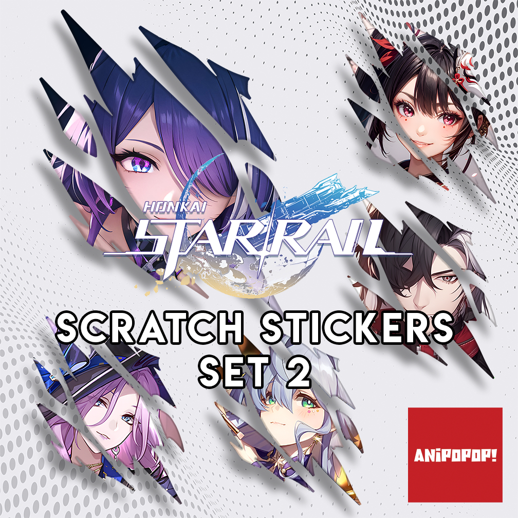 [FREE GIFT!] Honkai Star Rail Set 2 Waterproof Scratch Anime Stickers ...