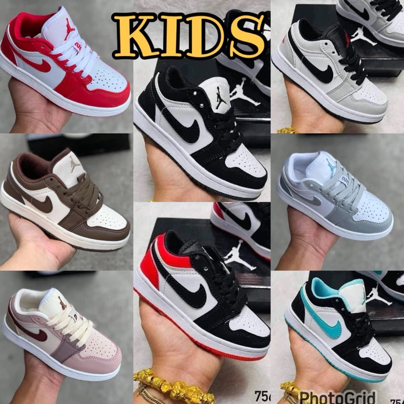 J’1’low'cut For kids high quality with Box Good quality | Shopee ...