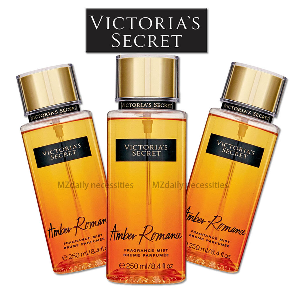 ( SET OF 3 ) Victoria’s Secret Amber Romance Fragrance Mist 250ml ...