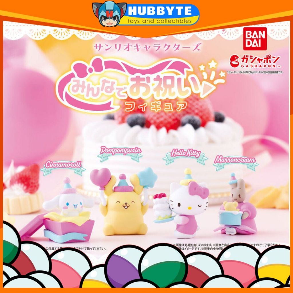Bandai - Sanrio Characters Celebration Figures [Random Piece] | Shopee ...