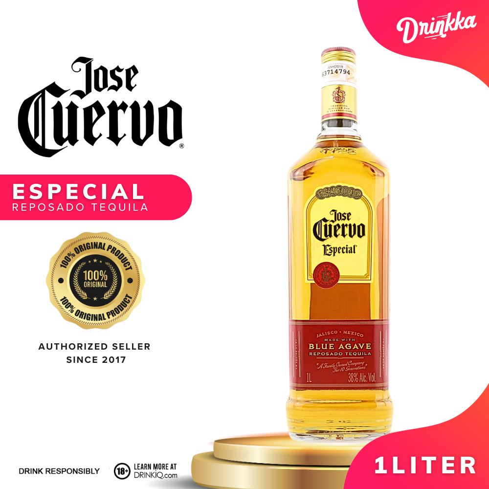 Jose Cuervo Especial Reposado Gold Tequila 1L 40% ABV | Drinkka ...