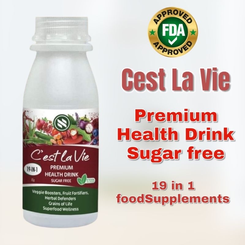 Cest La Vie Juice 19 in 1 Premium Drink Sugar free | Shopee Philippines