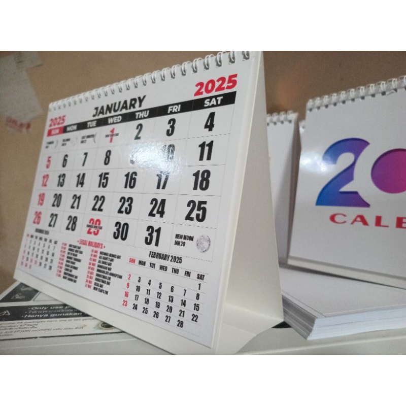 2025-2026 Table/ Desk Tent Calendar | Shopee Philippines
