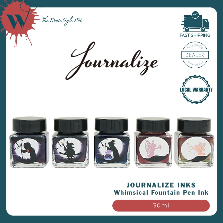 Journalize Whimsical Shimmering Fountain Pen Ink (30mL) | Shopee ...