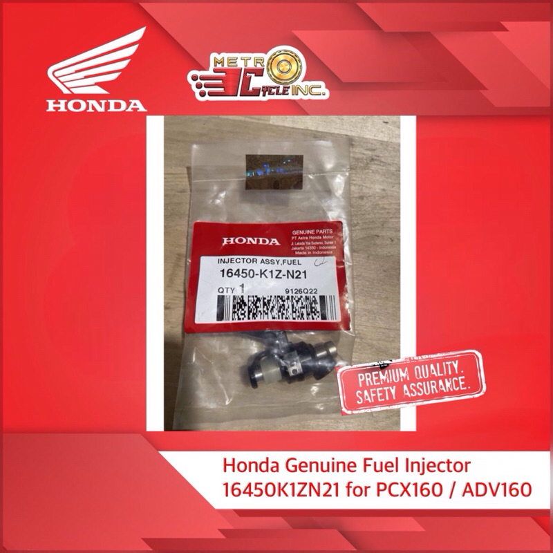 Honda Genuine Fuel Injector 16450K1ZN21 for Click 160, PCX160 v1 & v2 ...