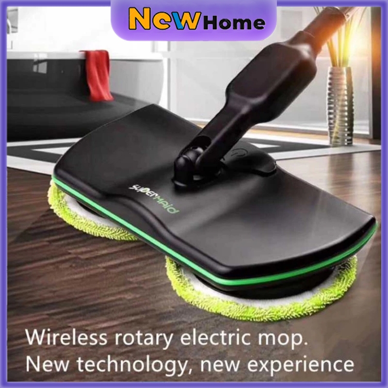 Electric Mop Set（+mop cloth+Wax Cloth）Floor Polisher Electric Mop ...