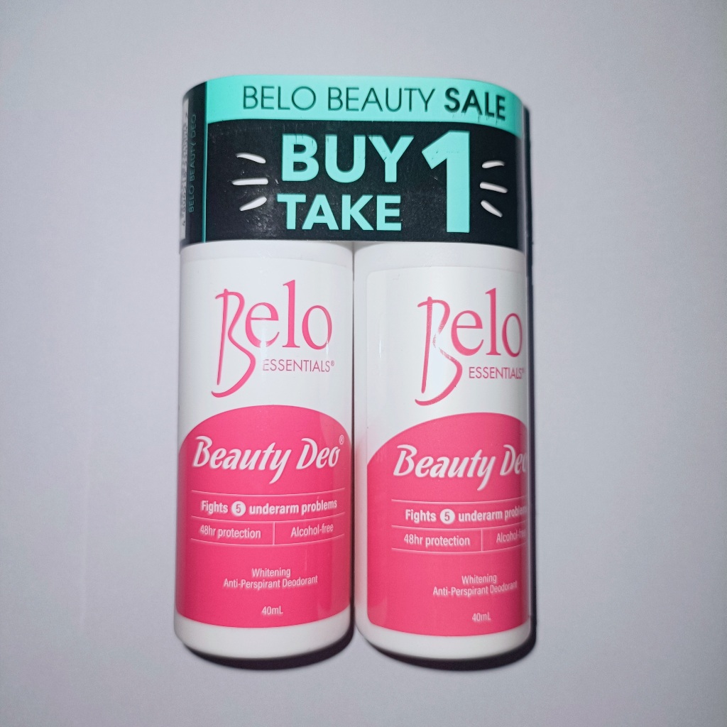 Bundle of 2 Belo Essentials Beauty Deo Whitening Antiperspirant Alcohol Free Roll on Deodorant ...