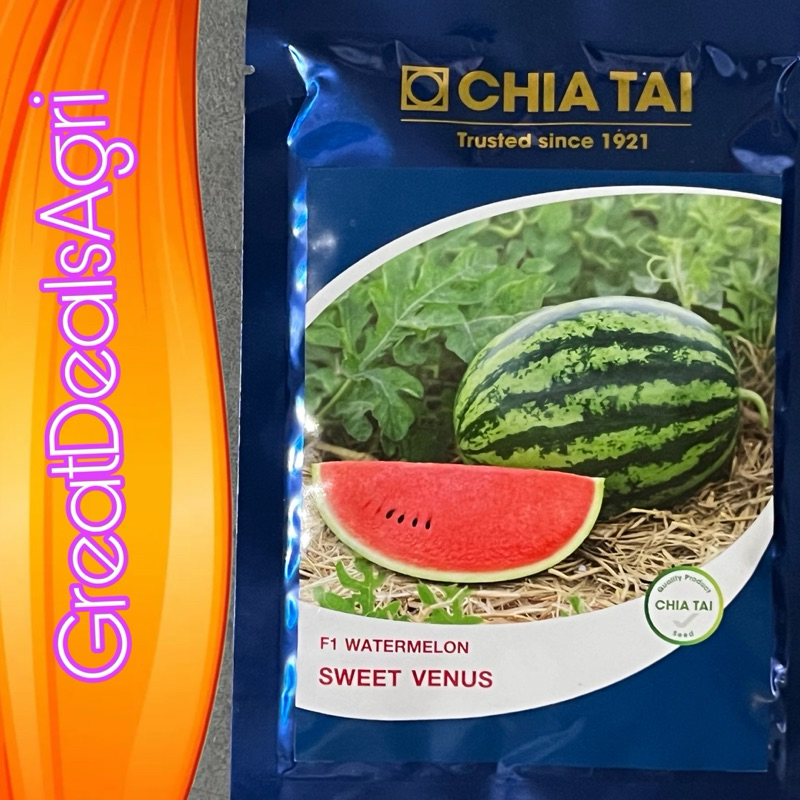 SWEET VENUS F1 (50 GRAMS) HYBRID WATERMELON SEEDS (CHIA TAI) | Shopee ...