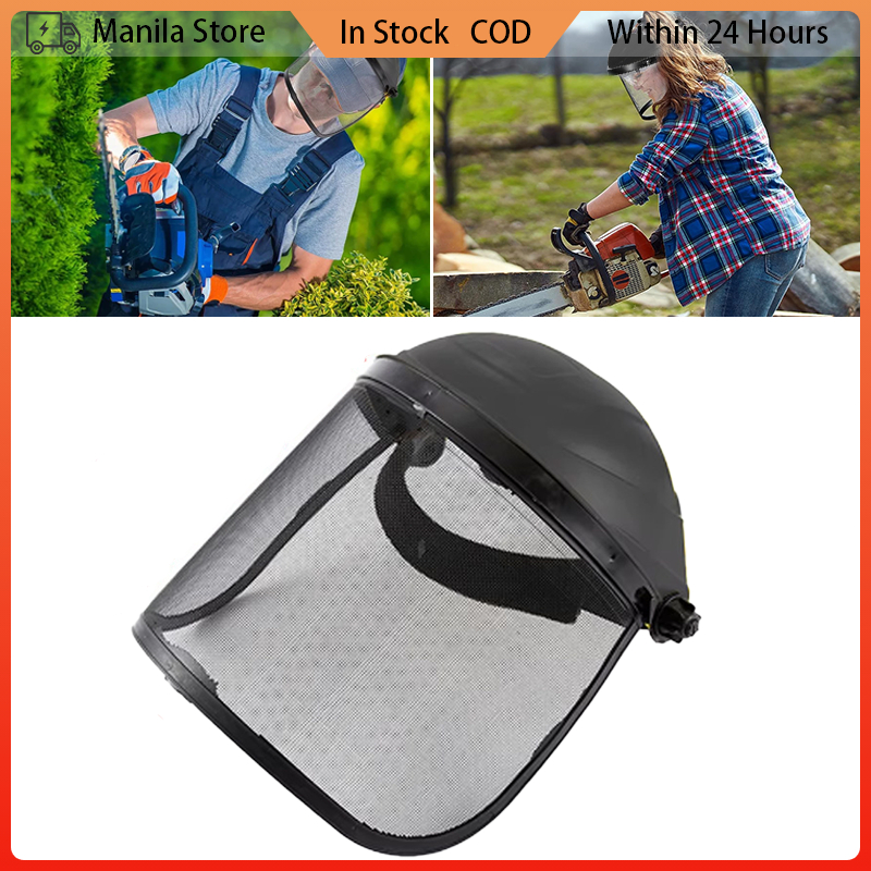 Garden Grass Trimmer Protect Safety Helmet Safety Mesh Face Shield ...