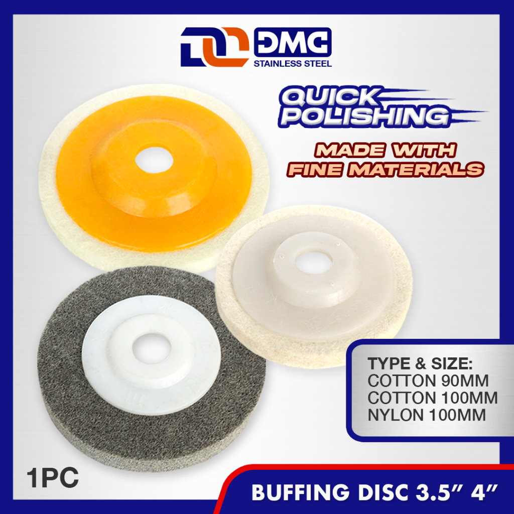 1PC 4" Buffing Disc for Grinder Buffing Disk Buffing Wheel Polishing ...