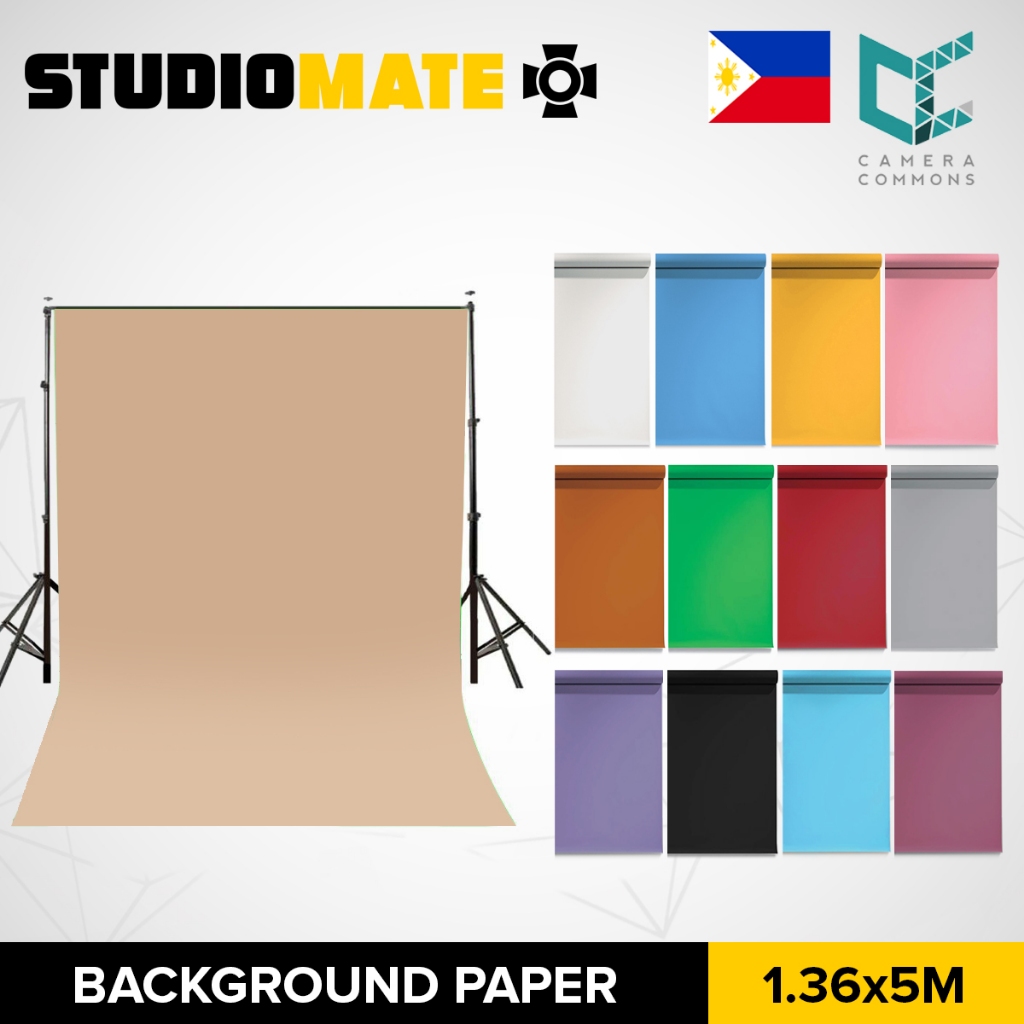 Studiomate Seamless Photography Videography Backdrop Background Paper 1 ...