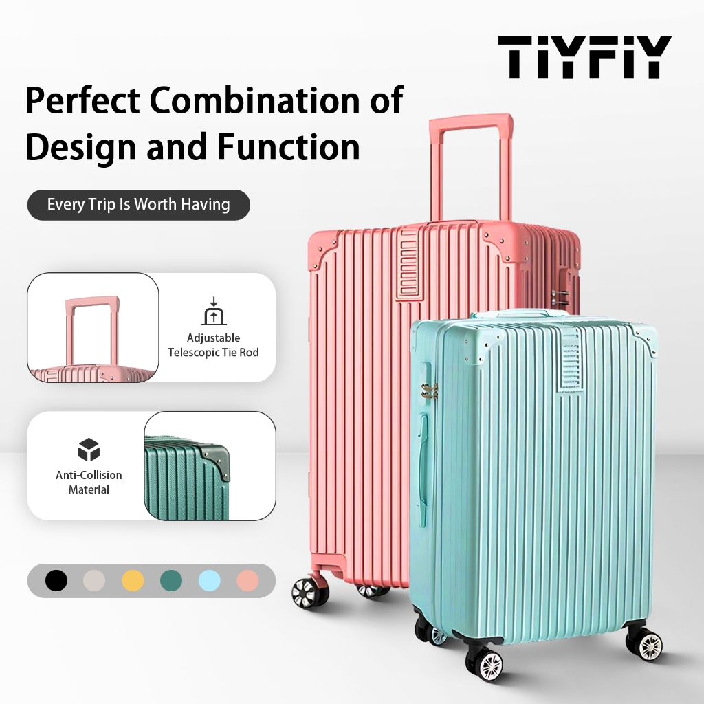 20/24/28inchLuggage Suitcase Travel BagHand Carry Large Capacity ...