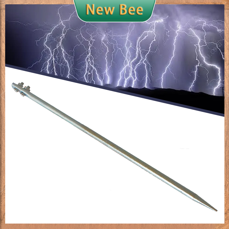 800*16mm Galvanized Grounding Rod for Lighting Protection | Shopee ...