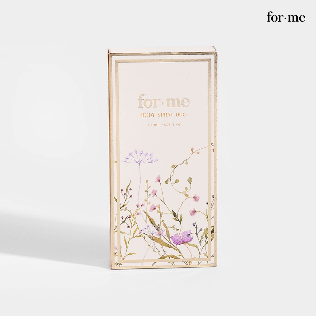 ForMe Body Spray Duo - Rose All Day & Plumtastic Gift Spray (Pink ...