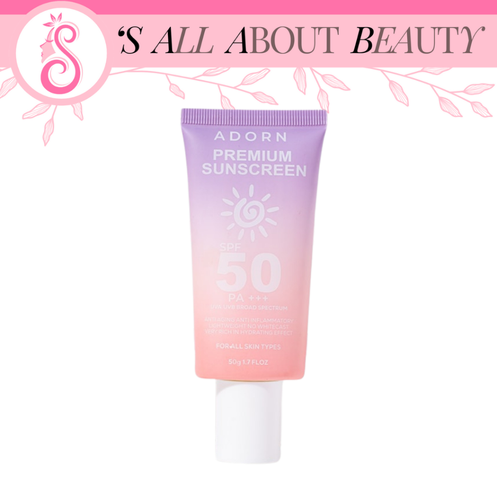 ADORN Premium Sunscreen SPF 50 PA++++ UVA UVB Broad Spectrum ...