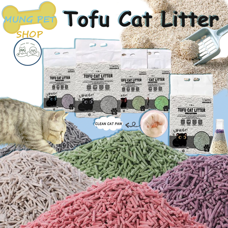 6L Tofu Cat Litter Bentonite cat litter Mixed cat litter Sand Food ...