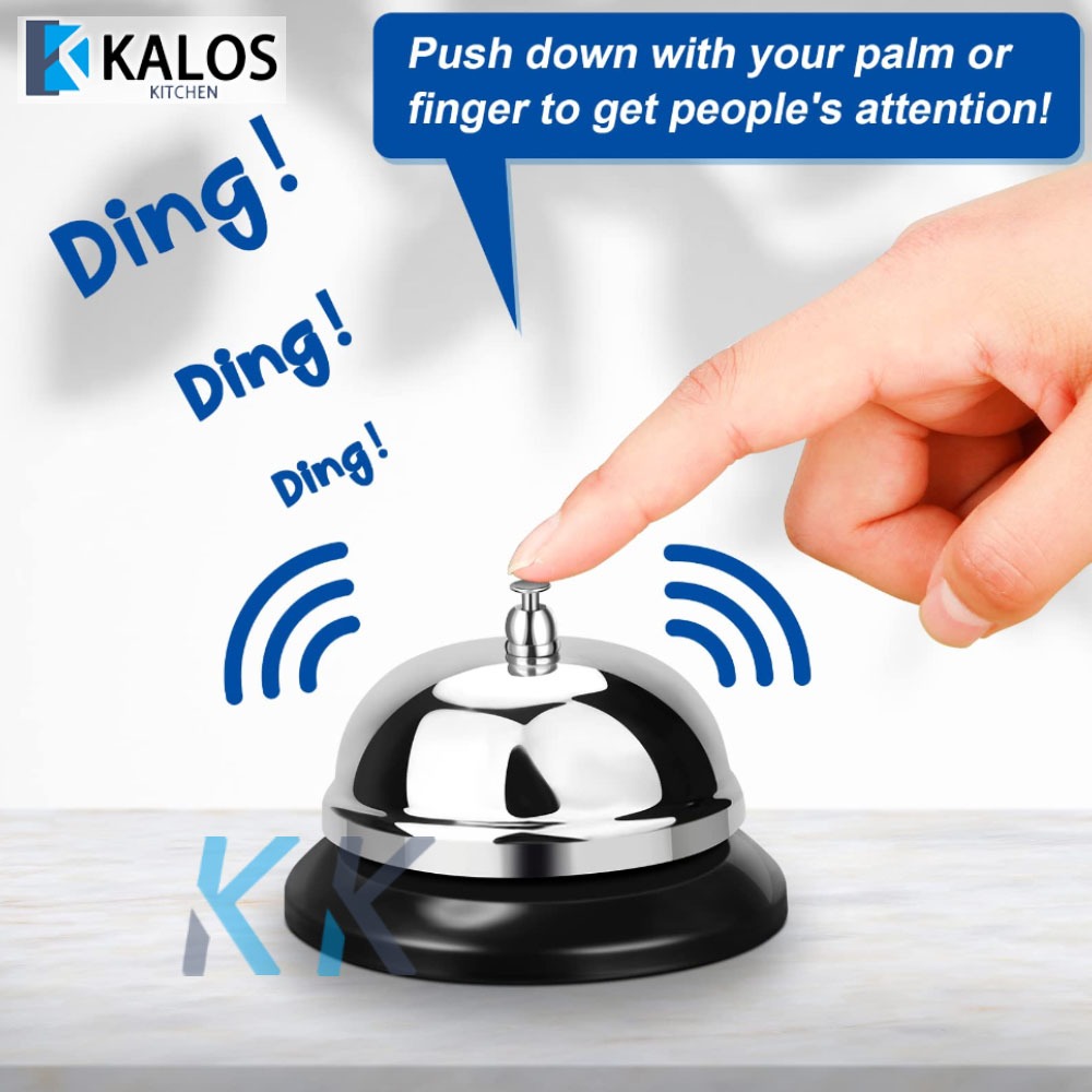 Kalos Call Bell Stainless Steel Restaurant Call Kitchen Hotel Bell ...