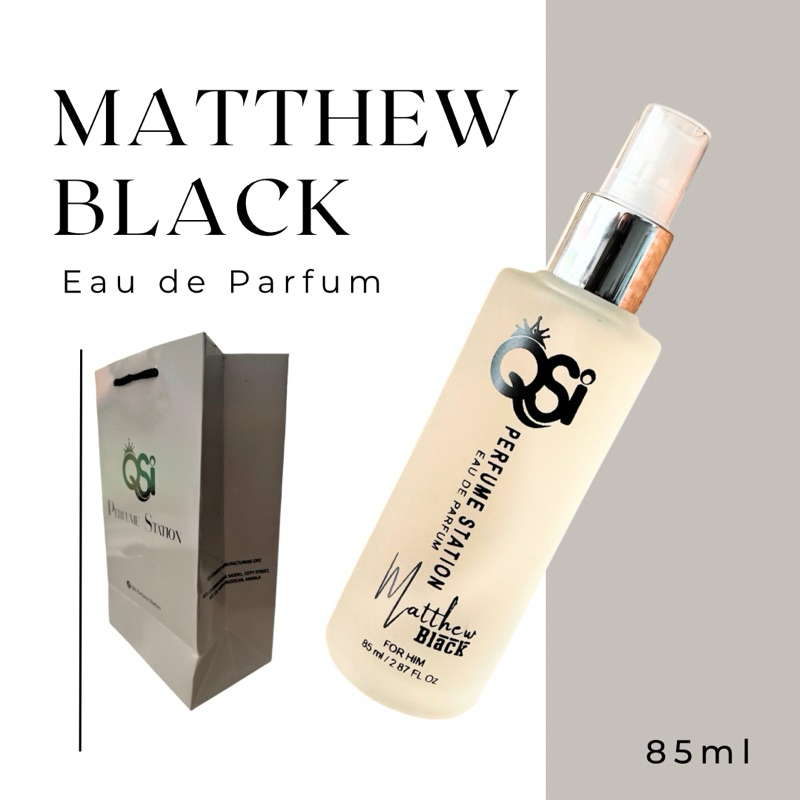 MATTHEW BLACK FOR HIM (85ml) | Shopee Philippines