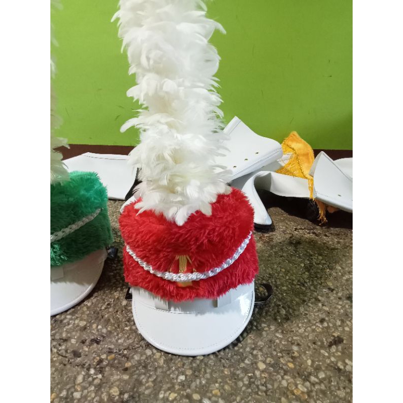 MOHAIR WITH LOGO MAJORETTE CAPS FOR BANDS ETC. | Shopee Philippines