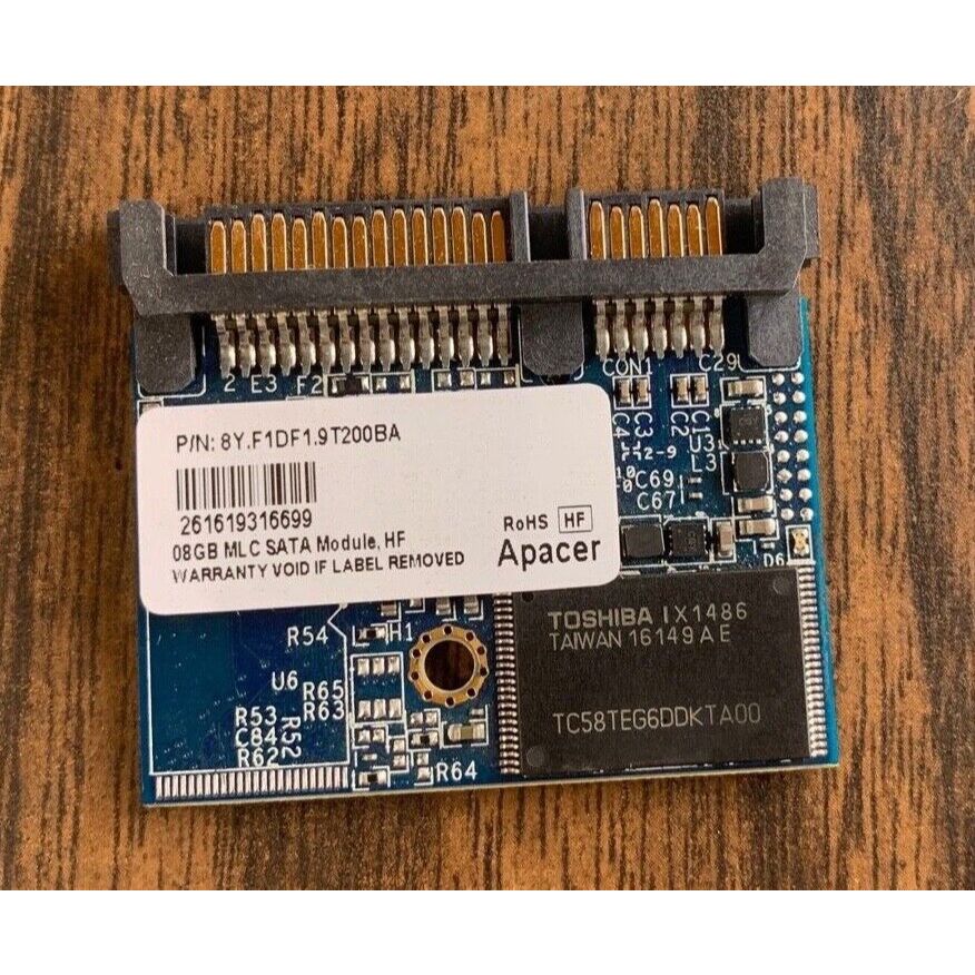 Apacer 8GB MLC SATA Module 1.8 in SSD (Solid State Drive) USED | Shopee ...