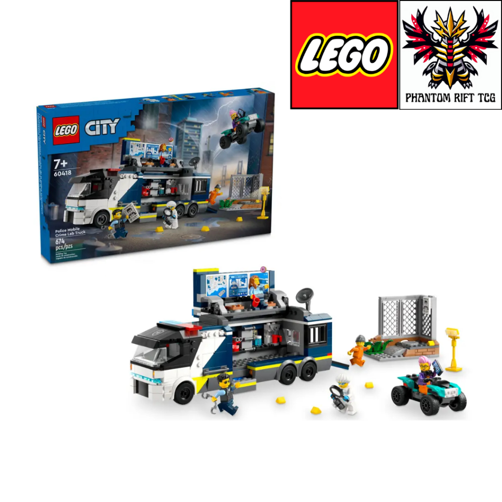 LEGO City Police Mobile Crime Lab Truck (60418) | Shopee Philippines