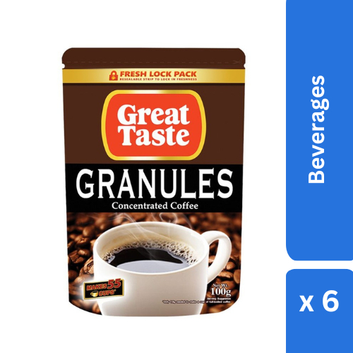 Great Taste Coffee Granules 100g , Bundle of 6 | Shopee Philippines