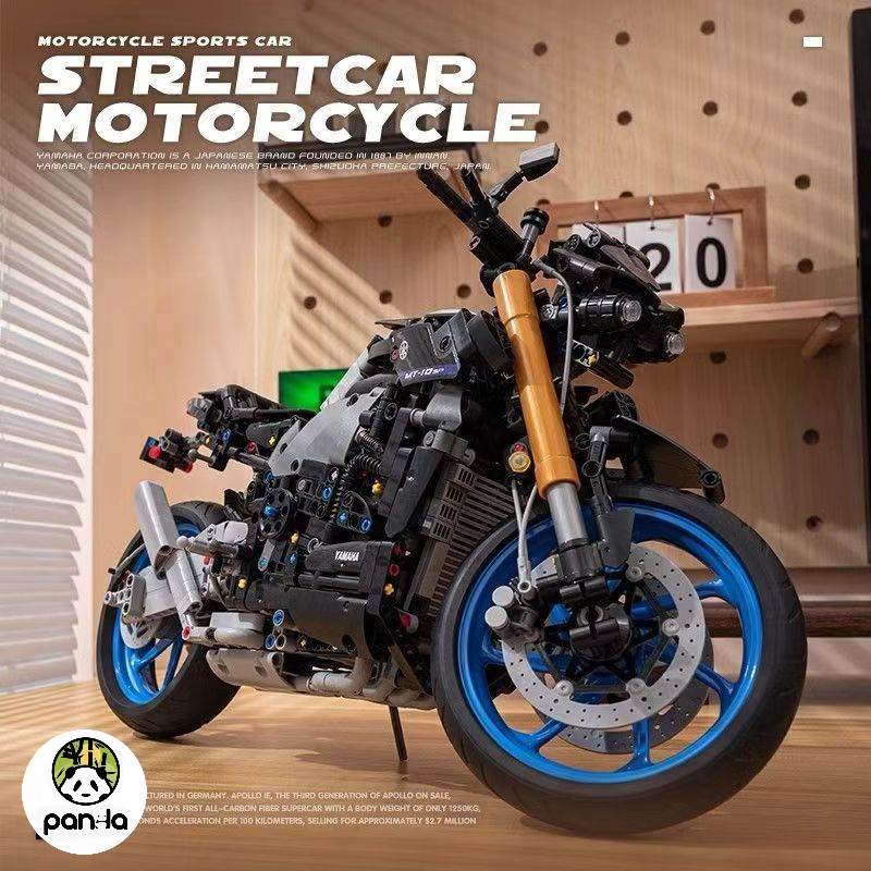 Building blocks Yamaha motorcycle Bricks 1478+pcs Racing Car Toys Big ...