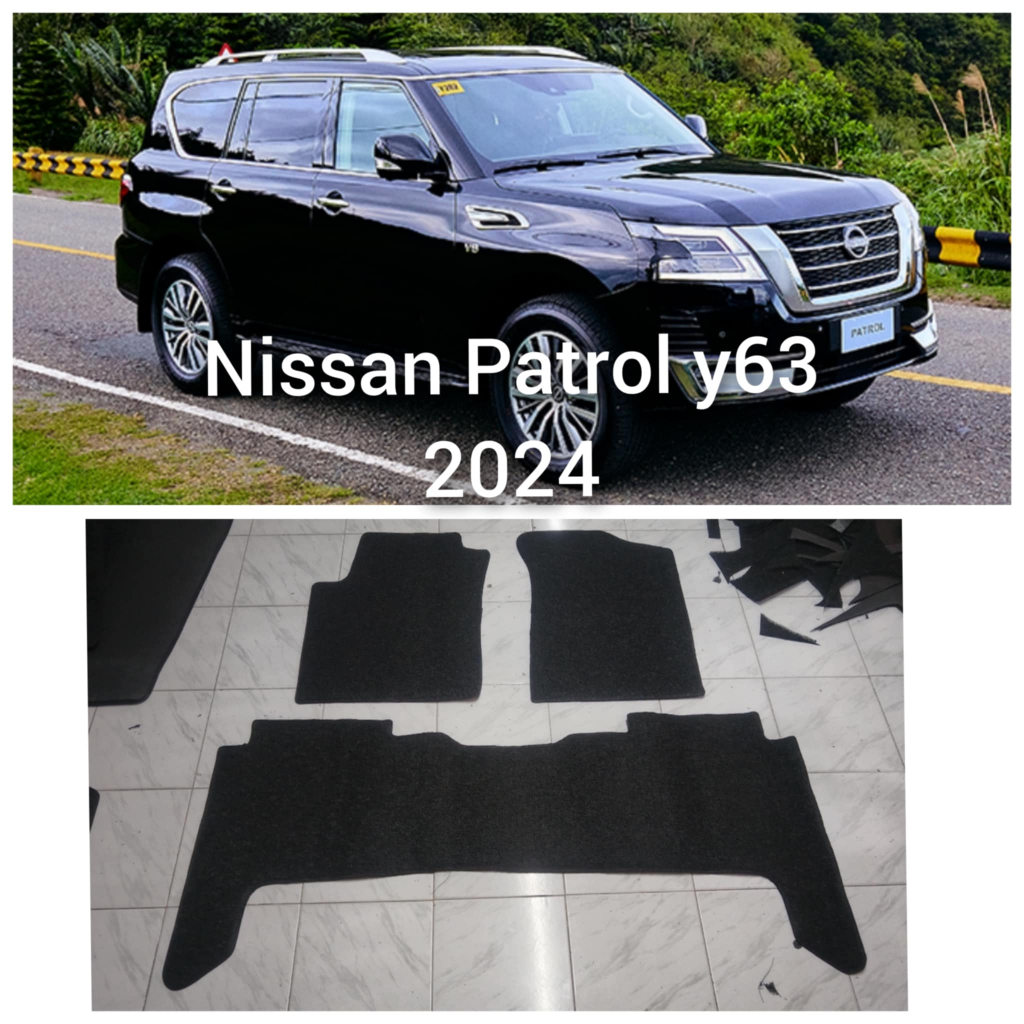 2024 Nissan Patrol Y63 nomad rubber car mat with piping Patrol Y63 ...