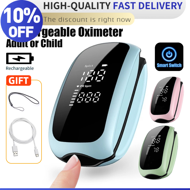 Pulse Oximeter Pedia Oximeter Finger Health Monitor Rechargeable for ...