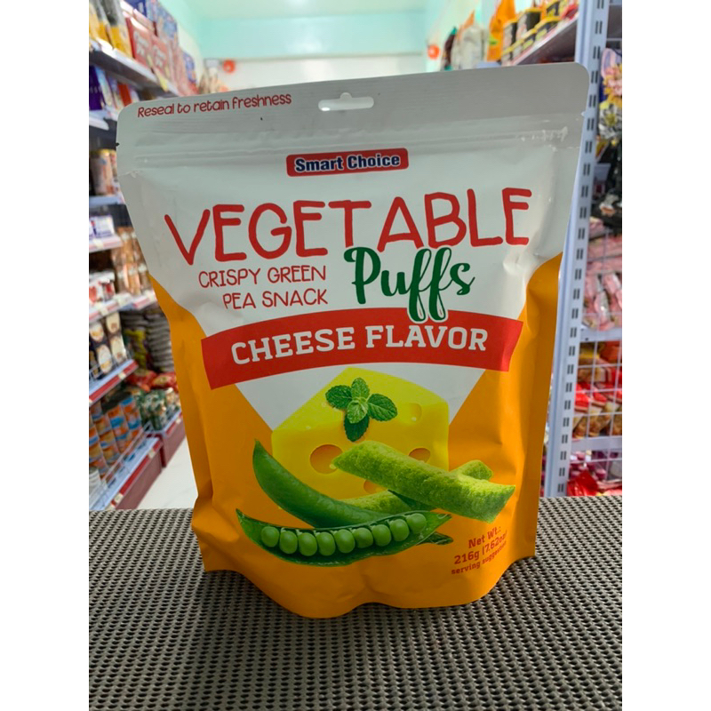 Smart choice Vegetable puffs 216g (Cheese Flavor) | Shopee Philippines