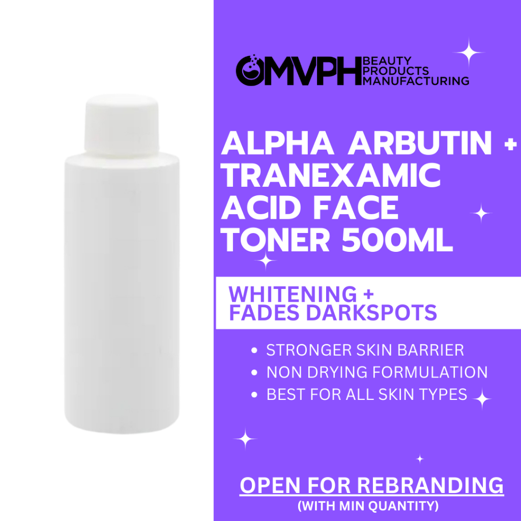TRANEXAMIC + ALPHA ARBUTIN WHITENING TONER FOR MELASMA 500ml REBRANDING ...