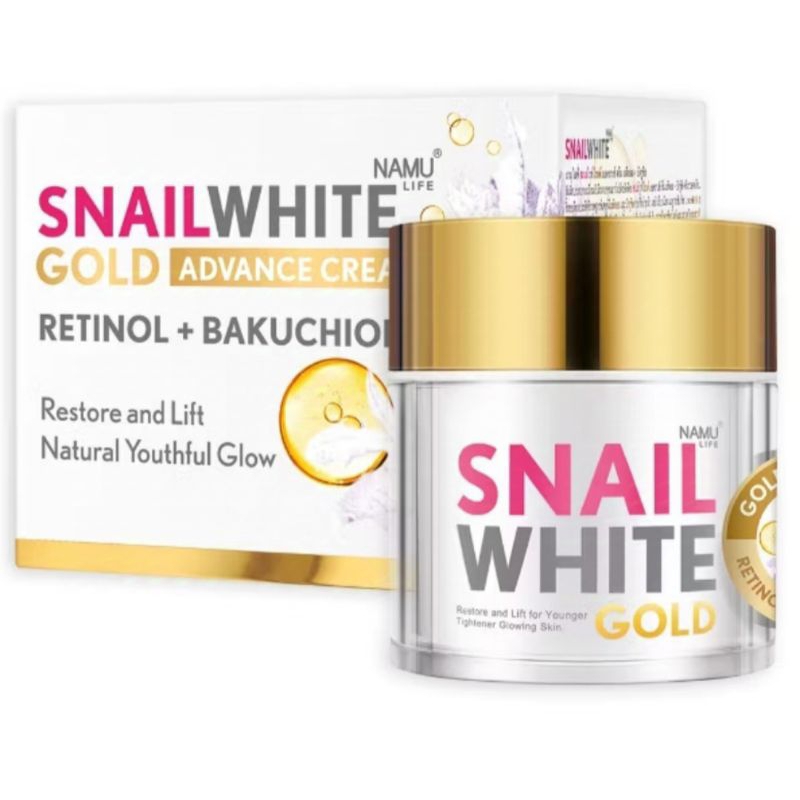 ORIGINAL SNAIL WHITE Gold Advanced Cream l 50ml AUTHENTIC FROM THAILAND ...